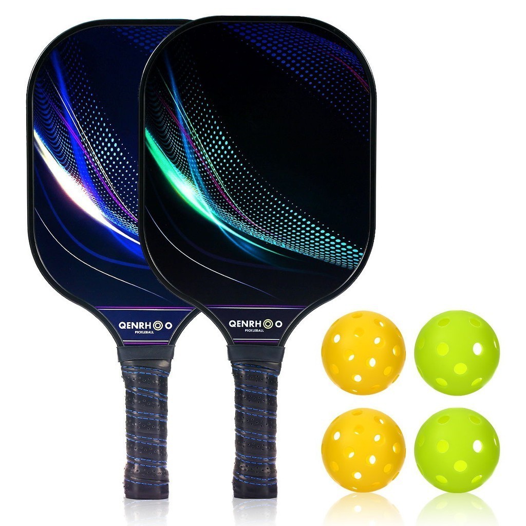 Pickleball Paddle Carbon Fiber Elastic Rebound Indoor Outdoor Sports ...