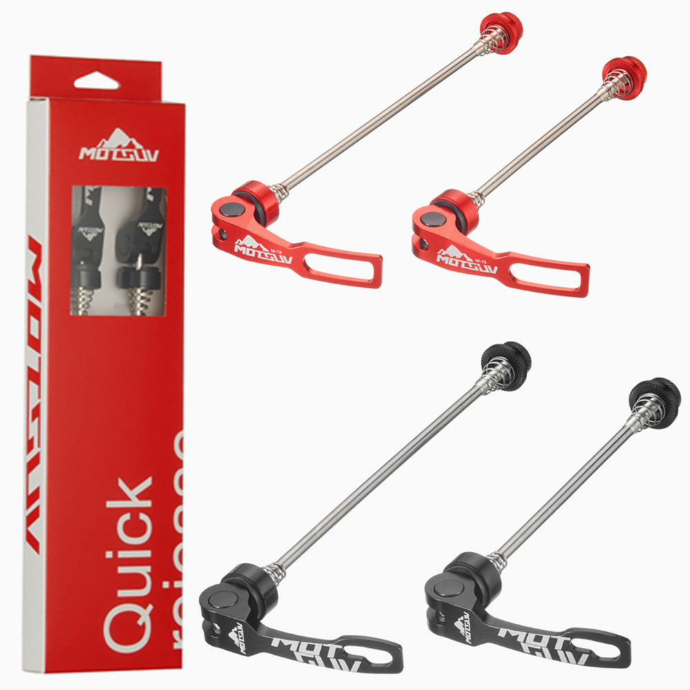 Bicycle Aluminum Alloy Quick Release Lever Stainless Steel Axle Wheel ...