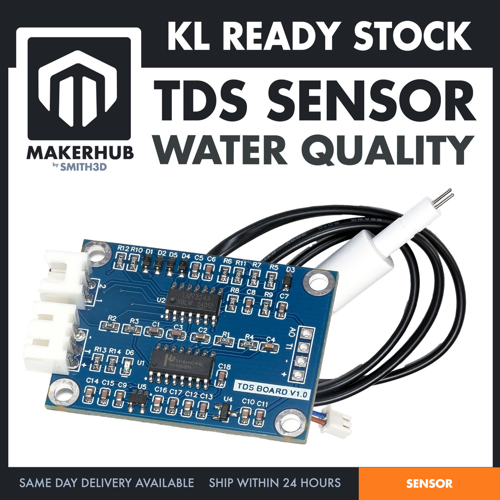 TDS Water Quality Sensor Module Liquid Detection Meter Testing ...