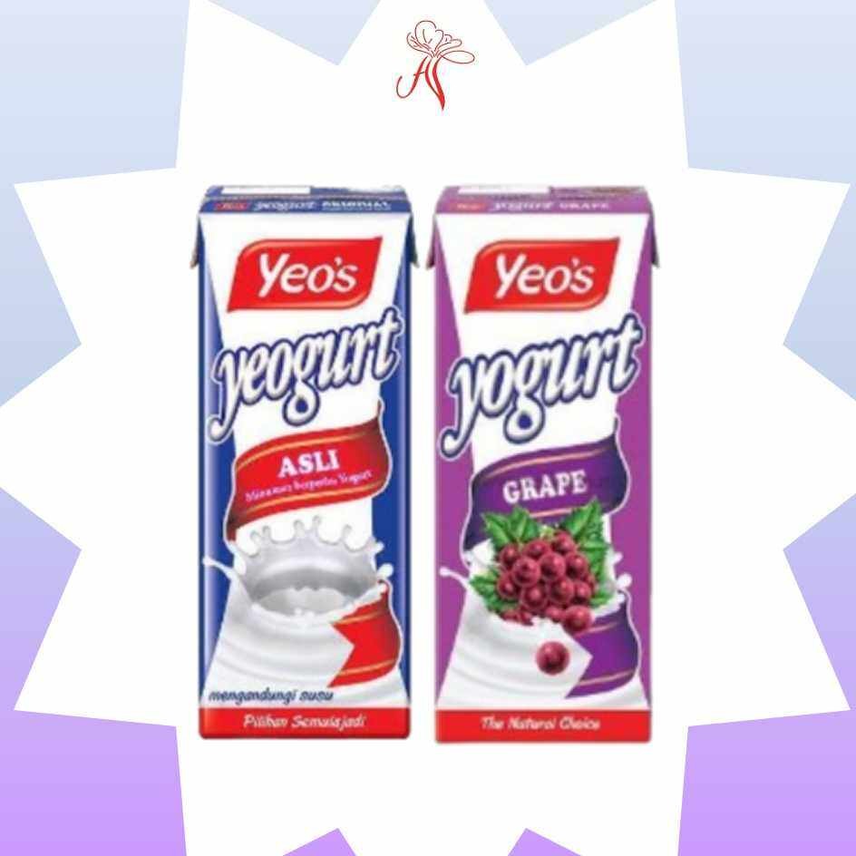 Yeo's Yogurt Drink Asli/Anggur (250ml) | Shopee Malaysia