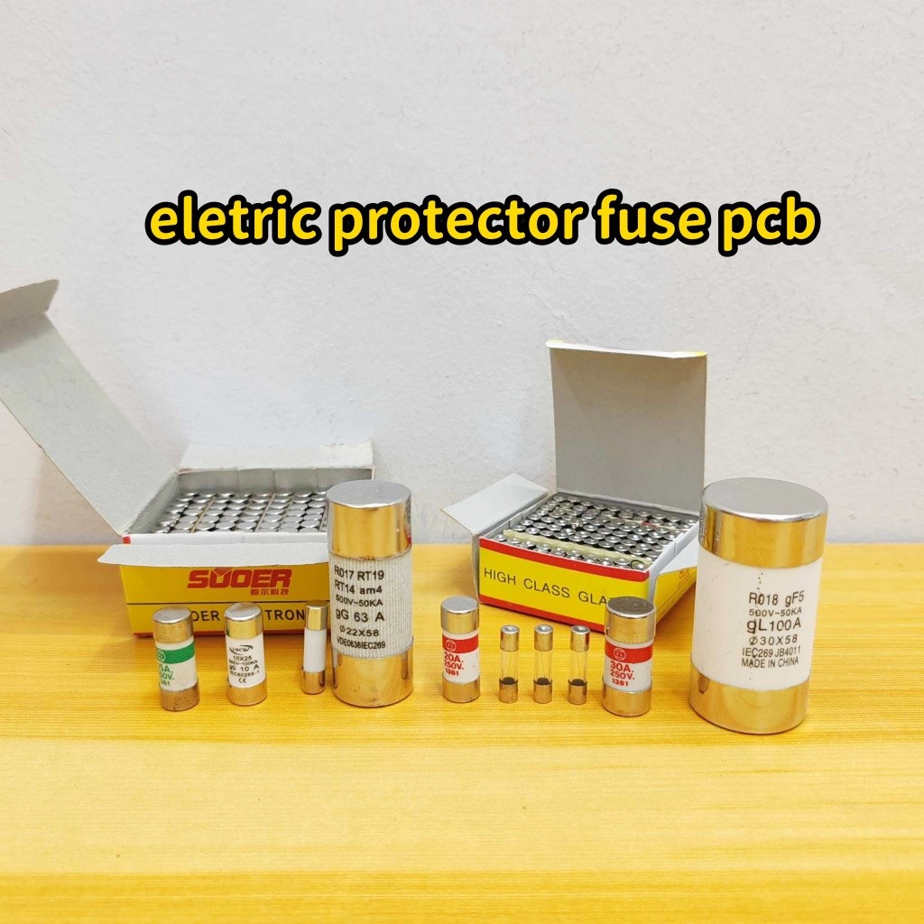 YeeFixx 100pcs Electric protector fuse pcb aircond /fridge 1a 3a 6a 10a ...