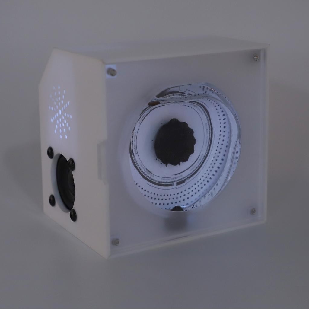 Floorr Ferrofluid Speaker RGB Light Music Mate Sound Visualizer Audio ...