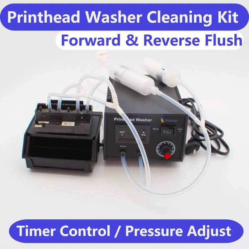 DTF Printhead Washer Cleaner Flush Machine Clean Kit Flusher For Epson ...