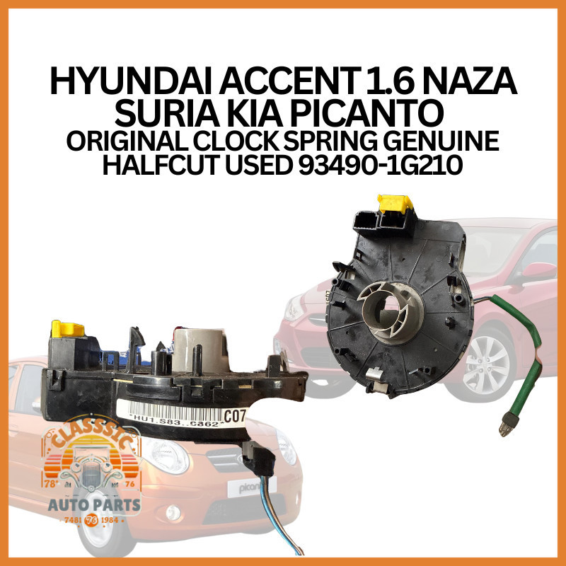 HYUNDAI ACCENT 1.6 NAZA SURIA KIA PICANTO ORIGINAL CLOCK SPRING GENUINE ...
