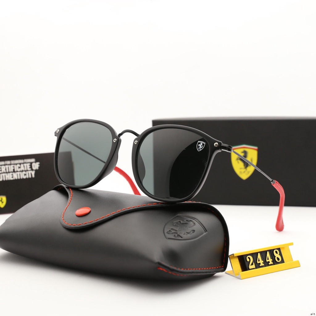 Classic Ferrari Ray-Ban Sunglasses for Men, Brand Glasses Design, UV400 ...