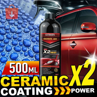 【Ready Stock】 CAR COATING - [100% ORIGINAL] OHSOLAH 500ML X2 NANO ...