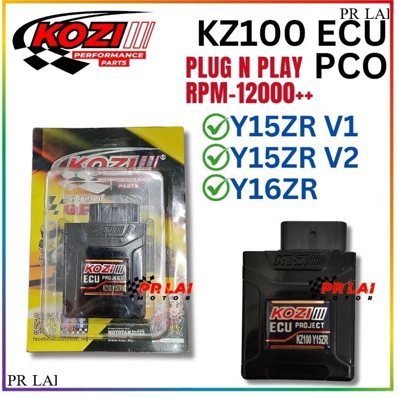 KOZI RACING Y15ZR V1 V2 Y16ZR KZ100 ECU PCO PNP NO CUT OFF Y15 Y16 | Shopee Malaysia