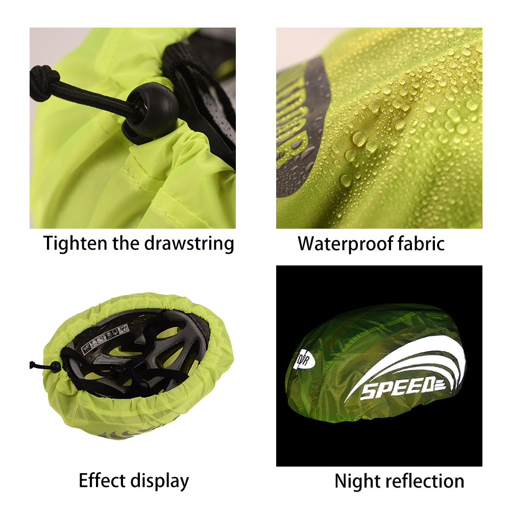 [Fricese.my] Bicycle Helmet Cover with Reflective Strip Safety Helmet ...