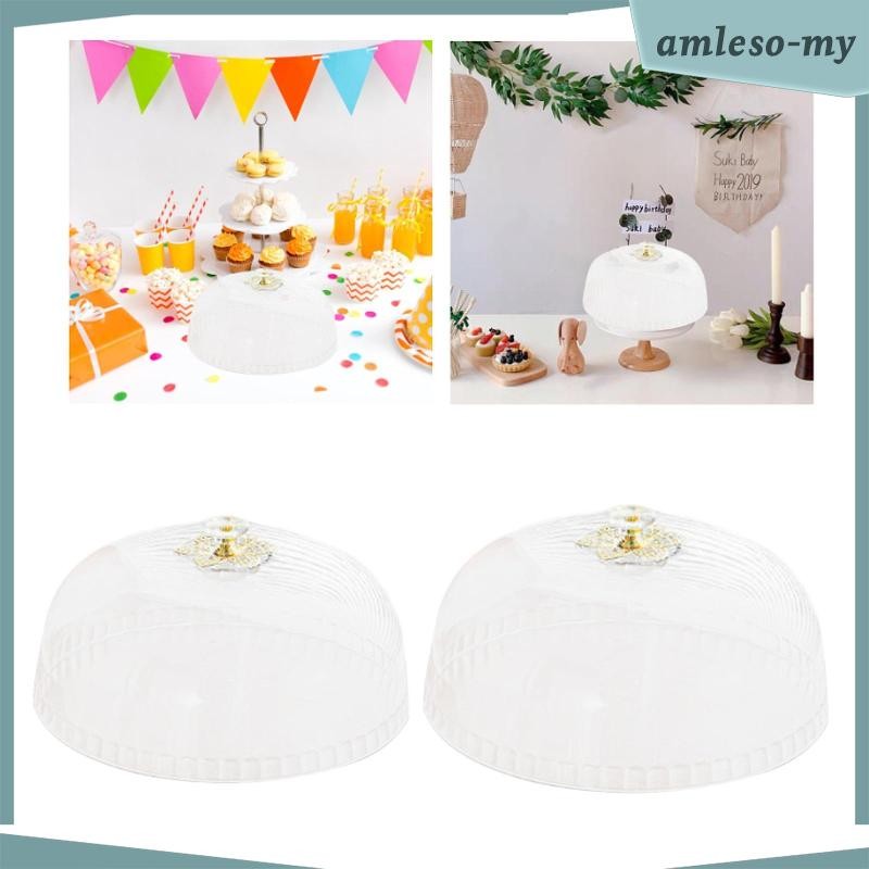[AmlesoMY] Clear Cake Dome Cover Cheese Dome Decorative Food Cover ...
