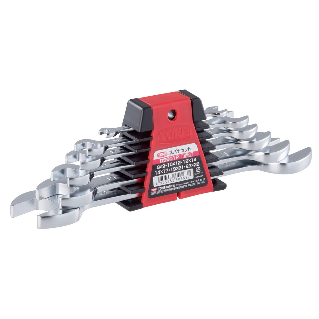 TONE Spanner Set DS601P Red Contents 6 items | Shopee Malaysia