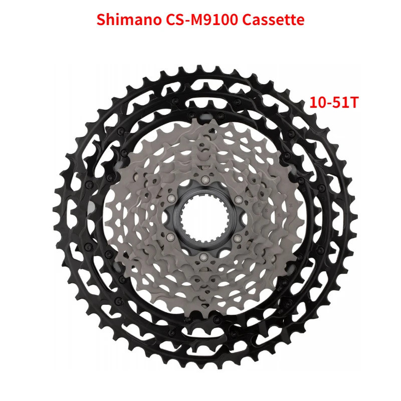Shimano XTR CS M9100 M9101 Cassette 12-speed Freewheel 10-45T 10-51T MTB M9100 M9101 Cassette ...