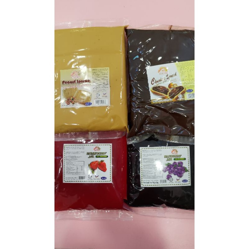 🇲🇾PEANUT & CHOCOLATE SPREAD / STRAWBERRY BAKING JAM 1KG | Shopee Malaysia