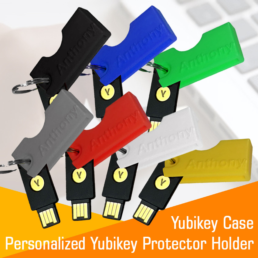 Personalized 3D Printed Yubikey Case Yubikey 5 NFC Protector Holder For ...