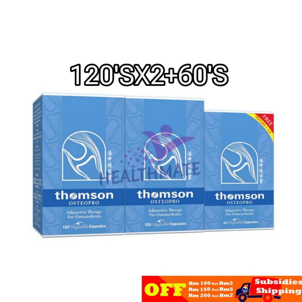 [EXP11/25] Thomson Osteopro Capsule (2 x 120'S FREE 60'S) | Shopee Malaysia