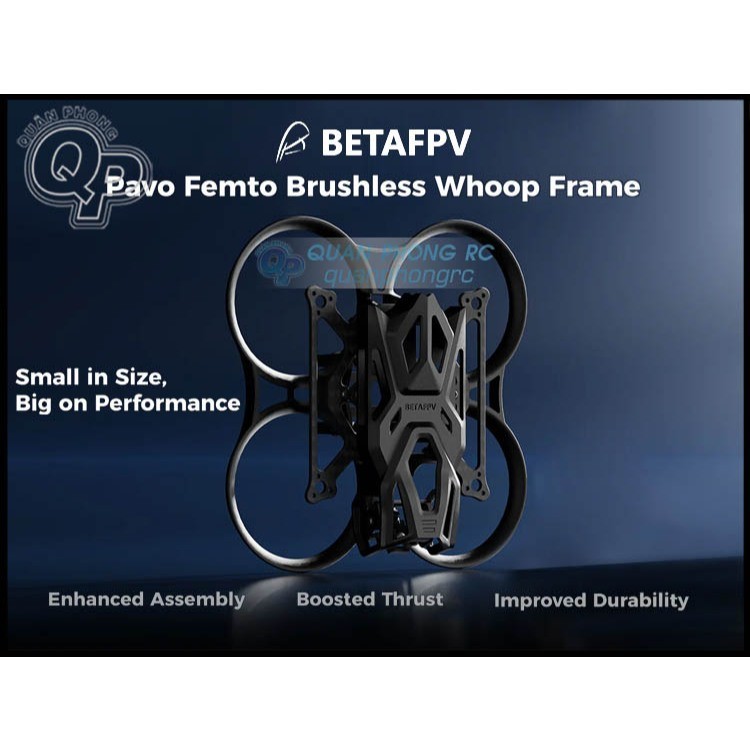 BETAFPV Pavo Femto Brushless Whoop Frame Kit for O4 (w/ HD VTX Bracket ...