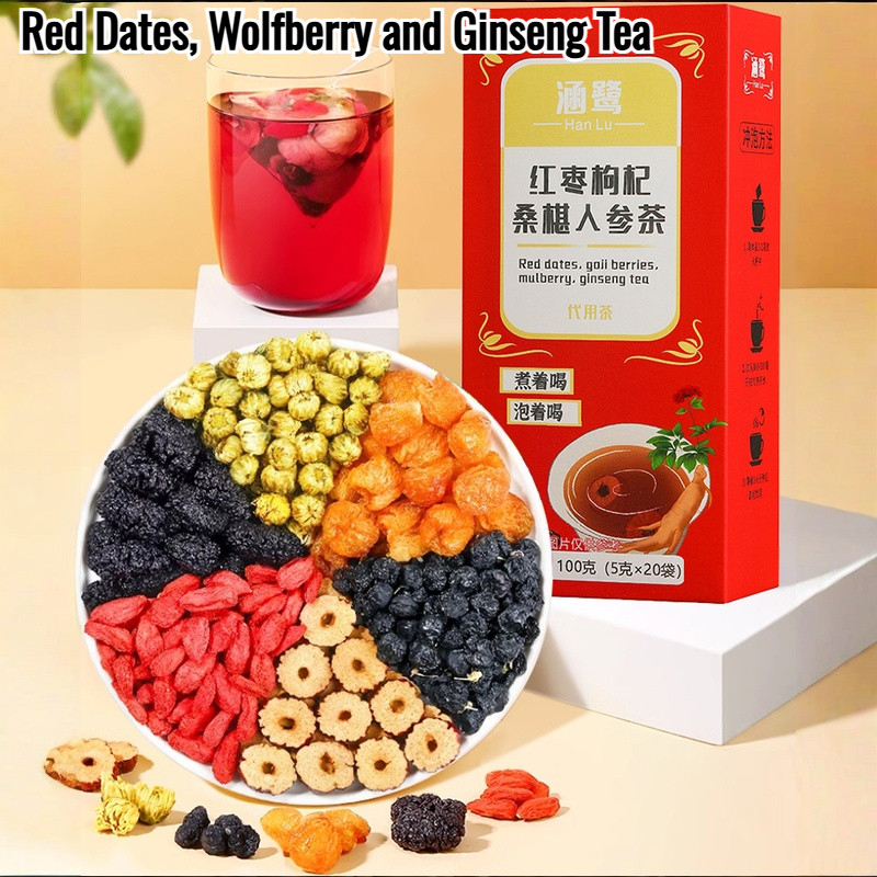 🔥Ready Stock🔥Men's Health Tea/Teh Ginseng/Ten Treasure Tea/Red Date ...
