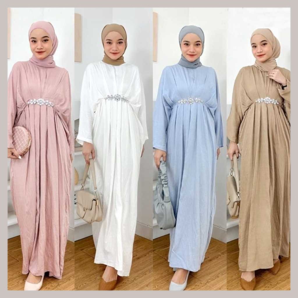 Belvera - KAFTAN PEARL GHANIA DRESS MUSLIM OUTFIT RAMADHAN AND HARI ...