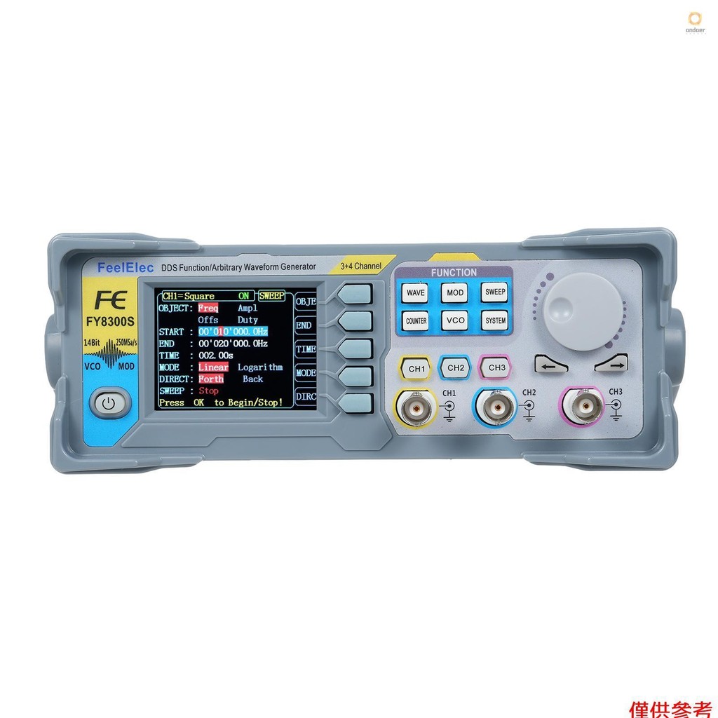 FeelElec FY8300S-40M 40MHz 3 Channel Function Arbitrary Waveform Signal Generator 4 TTL Level ...