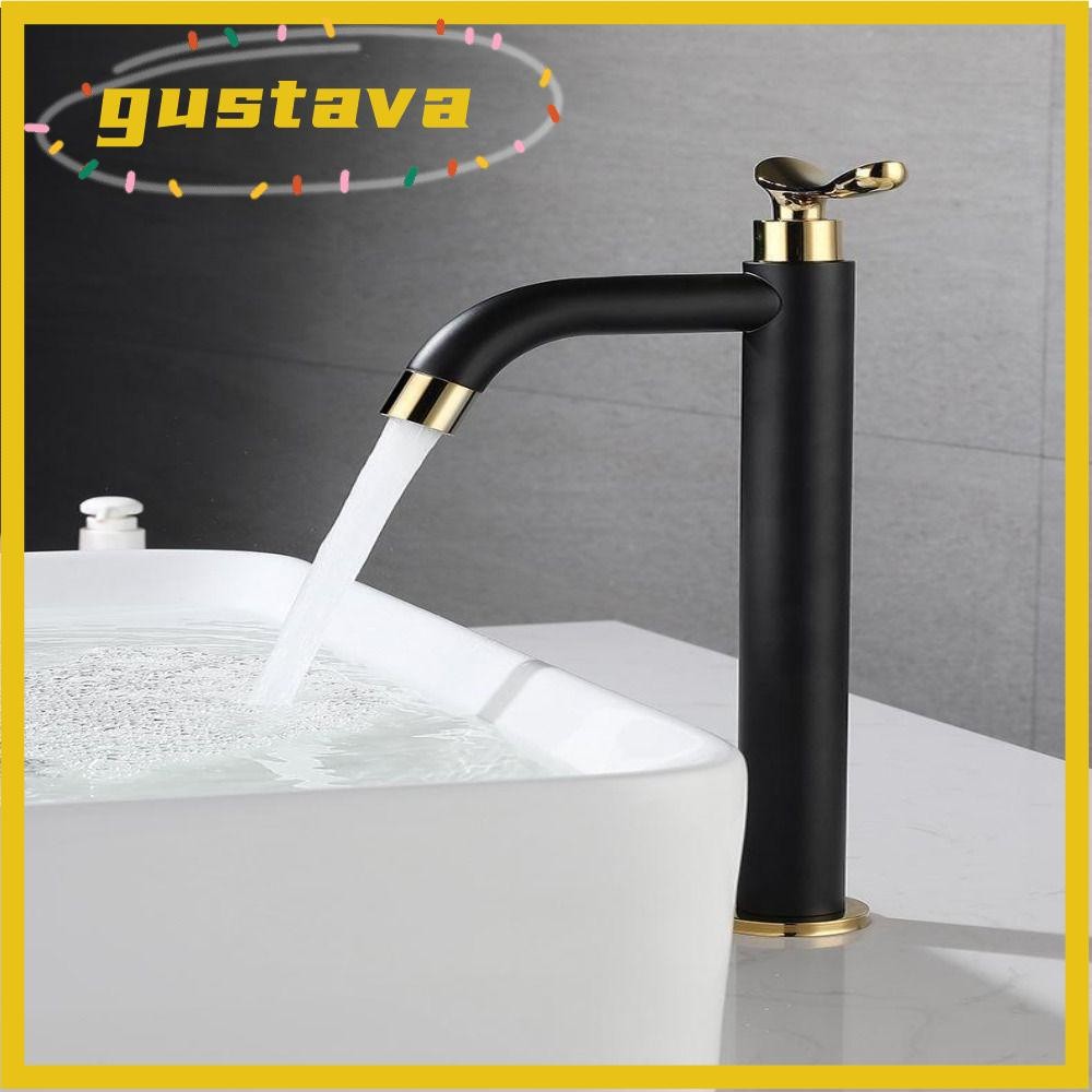 GUSTAVA Basin Water Tap Modern Wash Sink Tap Quick Open Single Hole ...