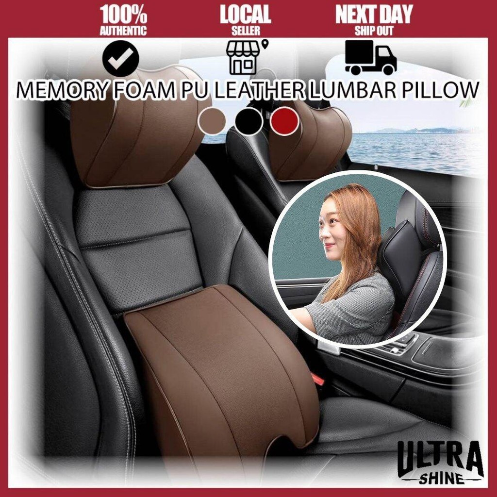 MY[MY] Memory Foam Breathable Car Neck Support/ Relieve Neck Pain ...