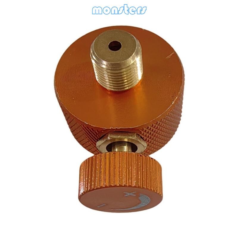Mon Outdoor Camping Hiking Stove Burners Adaptor Split Type Gas Filling ...