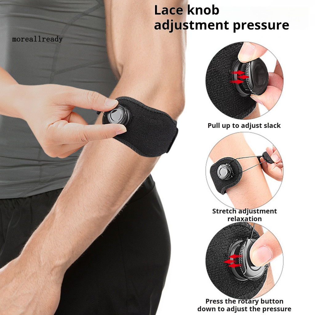 Tennis Elbow Support with Pressure Adjustment Adjustable Tennis Elbow ...
