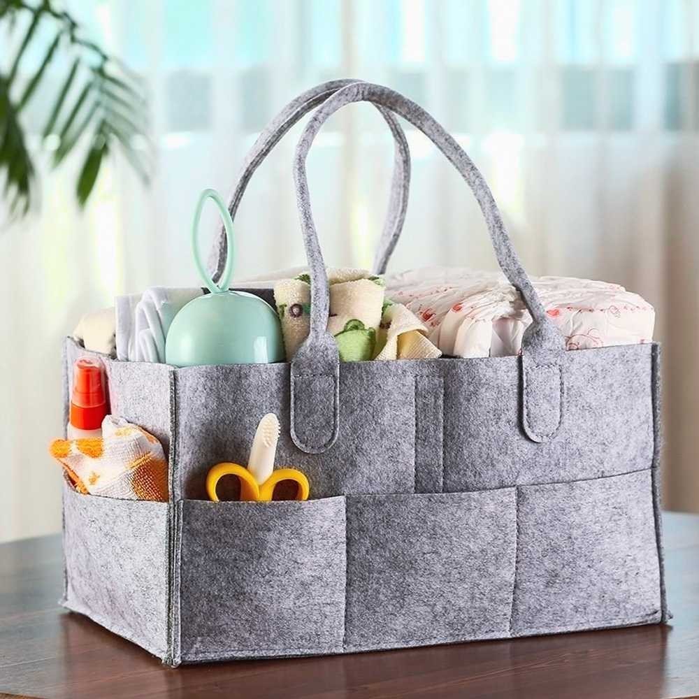 Mrosaa Portable Baby Equipment Organizer Rack Baby Diaper Caddy Bag ...