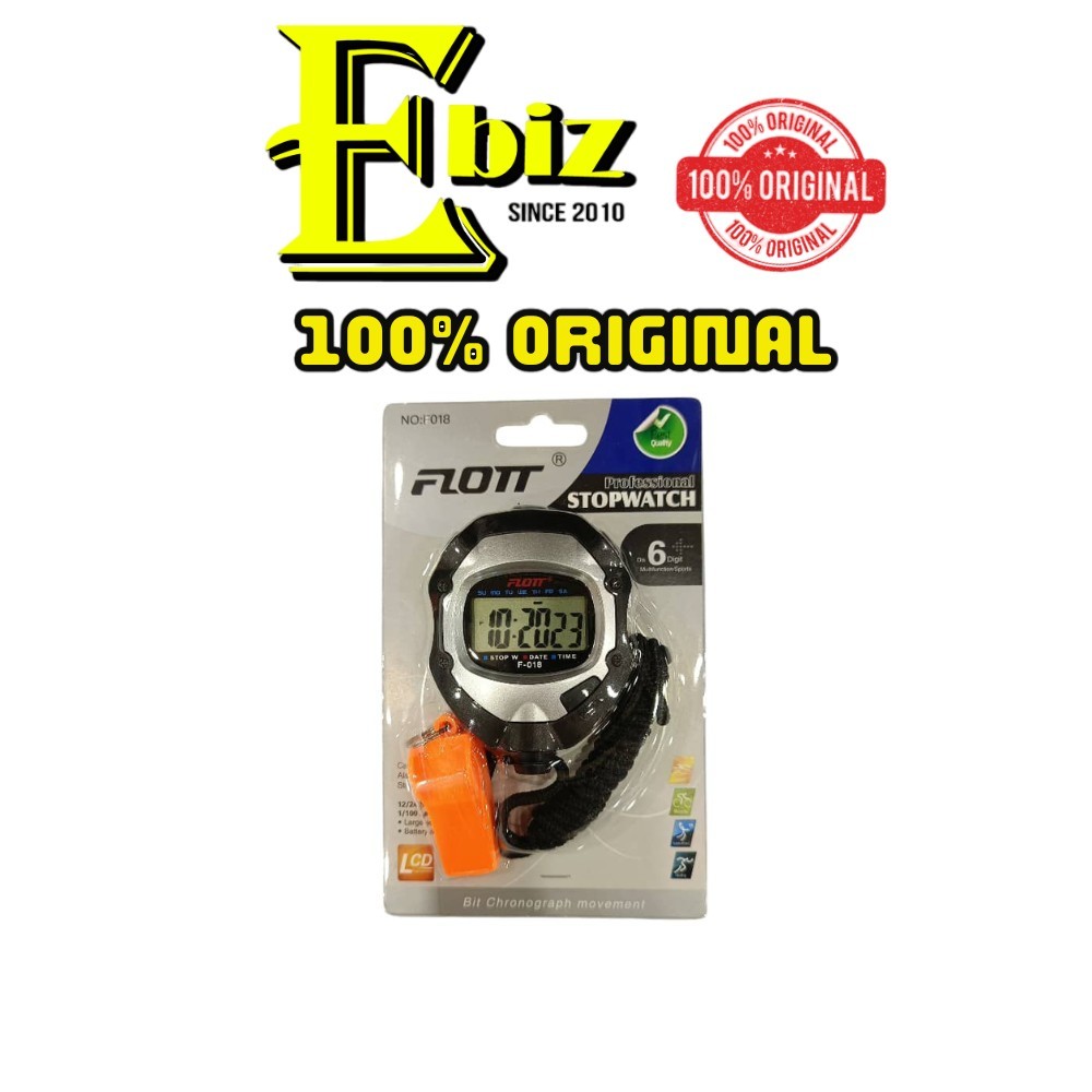FLOTT F-018 Digital Professional Handheld LCD Chronograph Sports ...