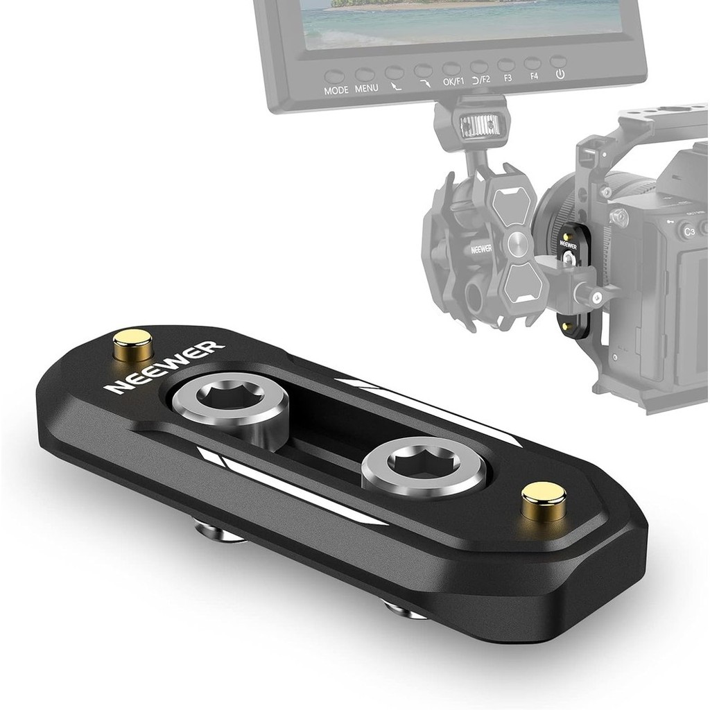 NEEWER 2"/48mm Quick Release Mini NATO Rail with 1/4" Screws, UA003 ...