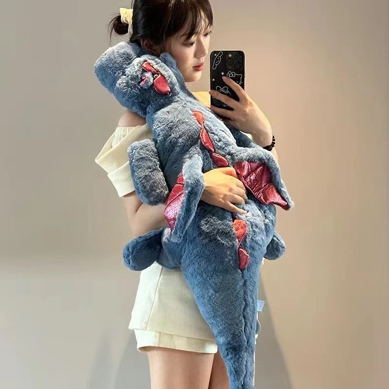 Little Flying Dragon Doll Dinosaur Plush Toy with Legs Hug Sleeping Pillow Doll Girl | Shopee ...