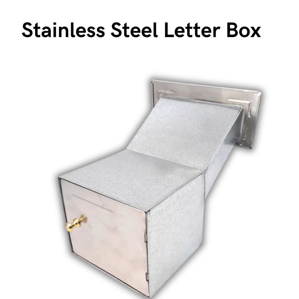 Durable Built-In Aluminum Stainless Steel Letter Box For Landed House ...