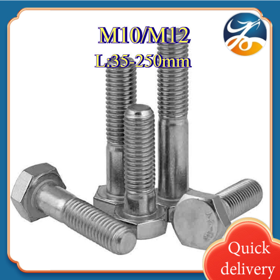 Sus304 Hexagon Screw Half-Tooth Bolt Extension Bolt Accessories M10/M12 ...
