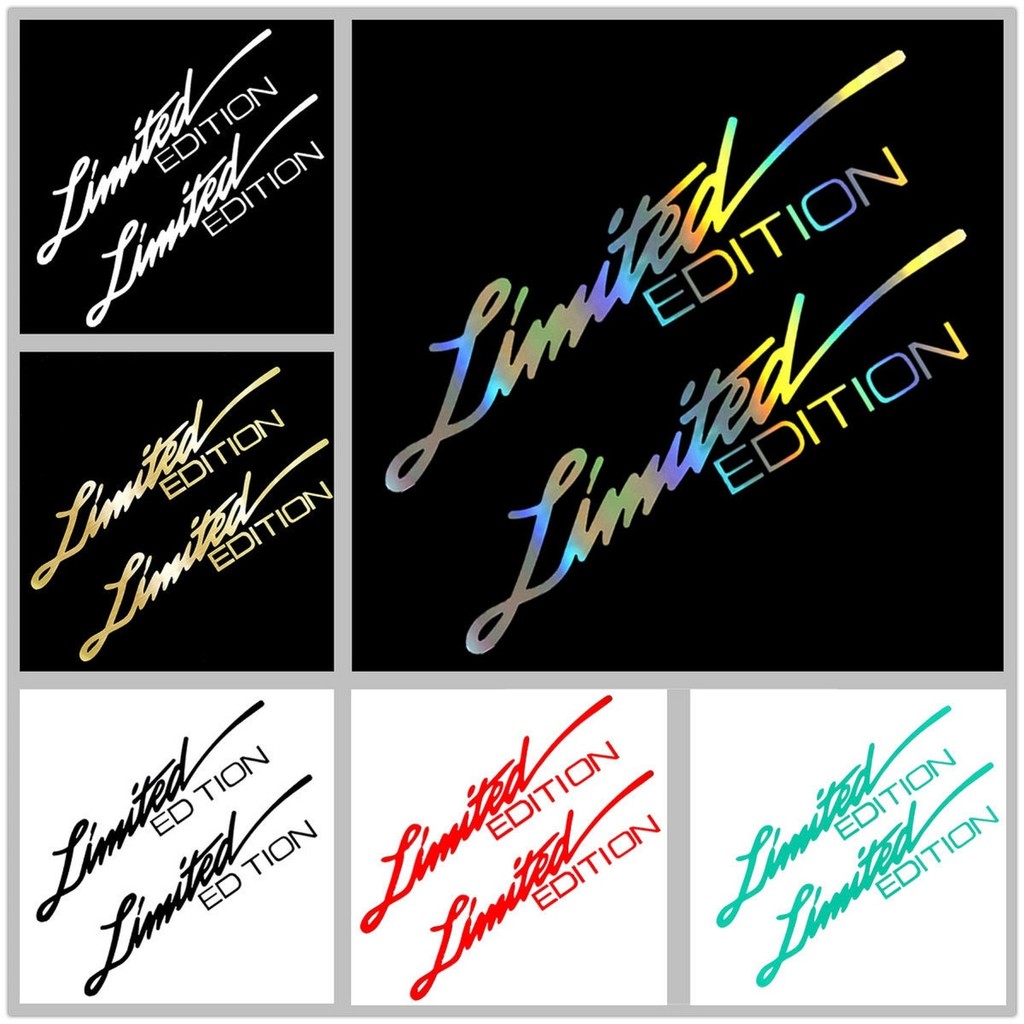 2025 Car Motorcycle Limited Stickers Reflective Personality Decorative ...