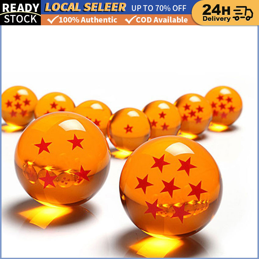 7pcs/set Dragon Ball Z Crystal Seven Stars Dragonball Shenron Dragon ...