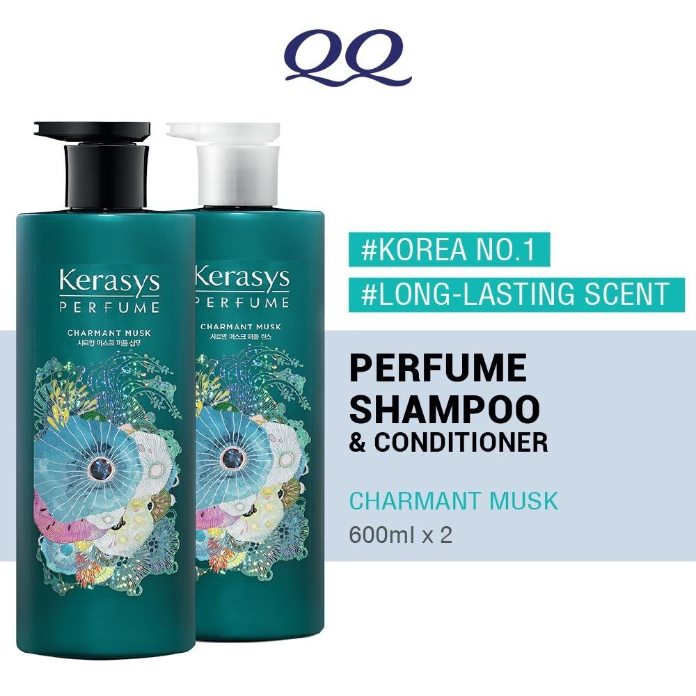 Kerasys Perfume Charmant Musk Shampoo & Conditioner 600ml - For Dry ...