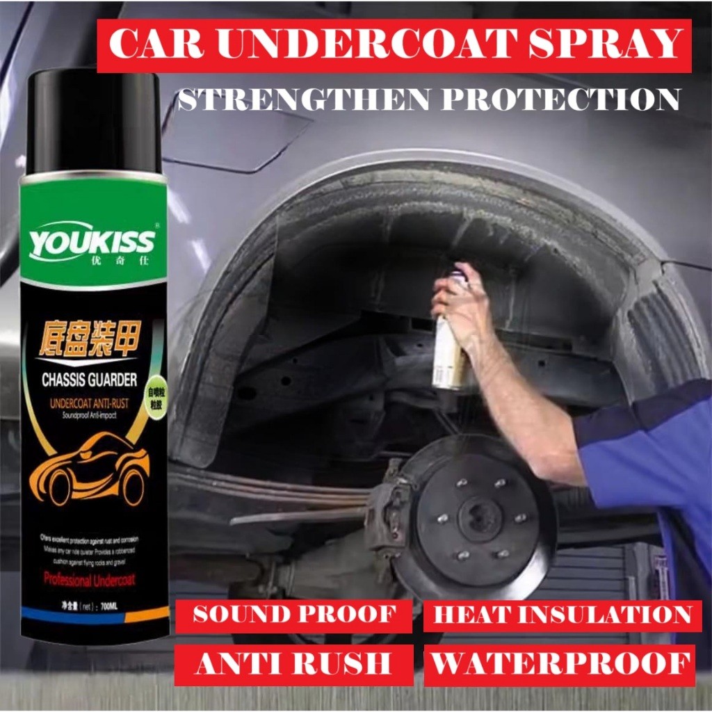 Car Undercoat Spray Paint Chassis Guarder Anti Rust Karat Soundproof ...