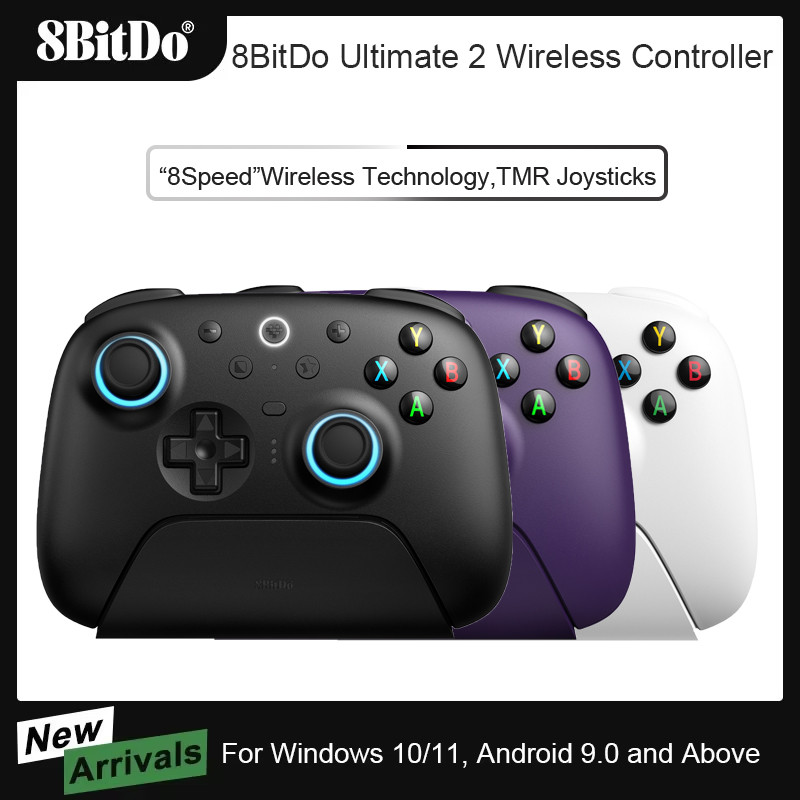 8BitDo Ultimate 2 Wireless Controller for Windows 10/11 Android with ...