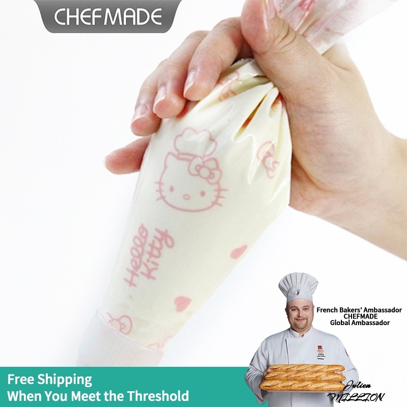 [CHEFMADE.os] HELLO KITTY 14" Pastry Cream Bag Disposable Decorating ...