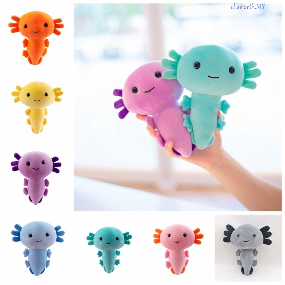 ELLSWORTH 20cm Axolotl Plush Toy, Plushie Axolotl Salamander Axolotl ...
