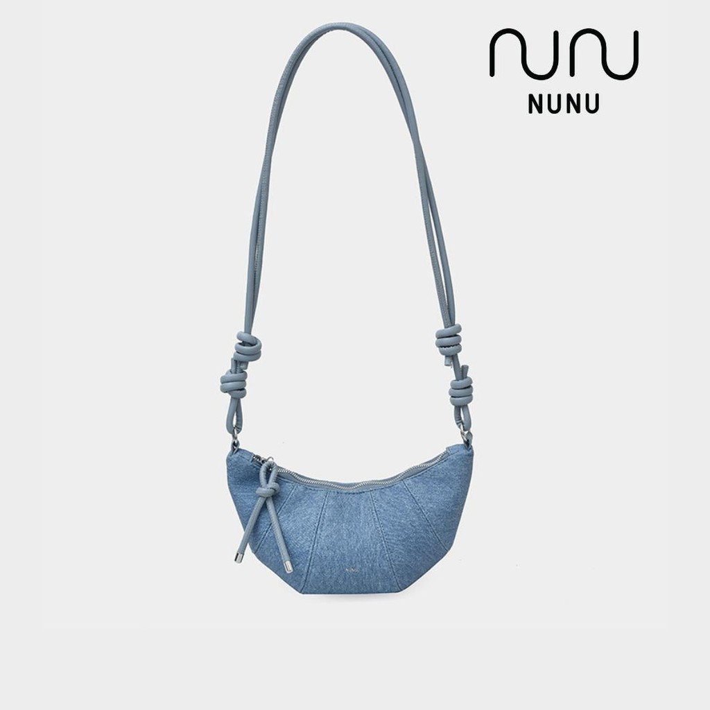 NUNU -Denim Croissant Bag Women Fashion Crossbody & Shoulder Bag Denim ...