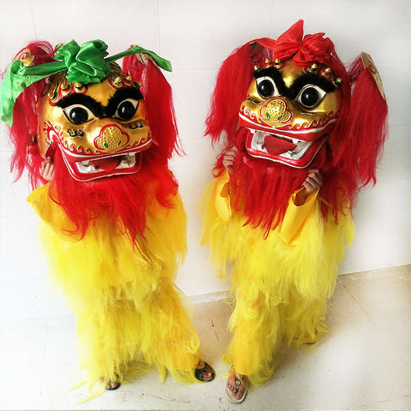 lion dance lion dance costume Children Style Kindergarten Lion Dance ...