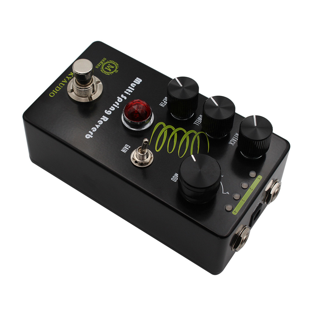 MOSKYaudio Multi Spring Reverb Guitar Bass Effect Pedal Four Models ...