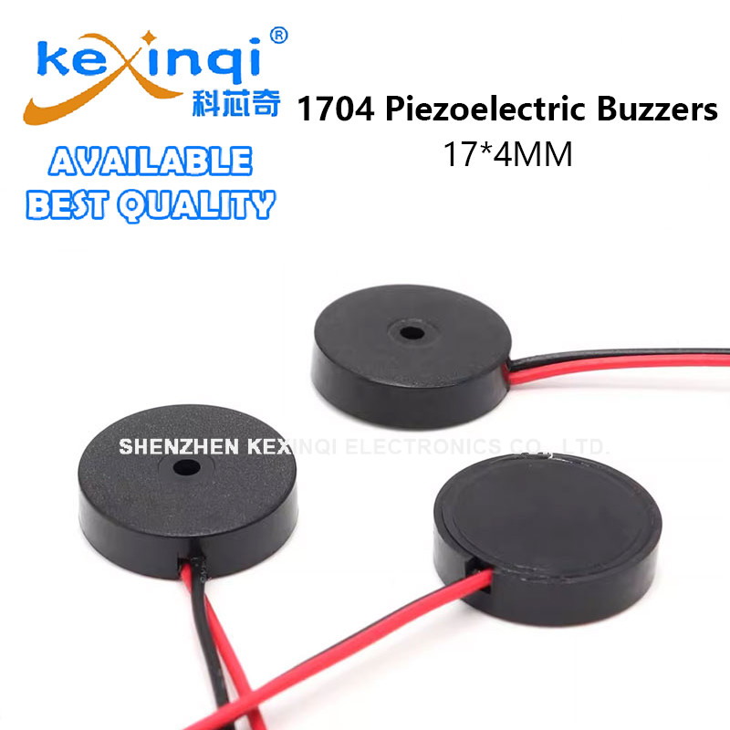 (5pcs) 1704 Piezoelectric Buzzers 17*4MM AC 4000Hz Mini Passive Buzzer ...