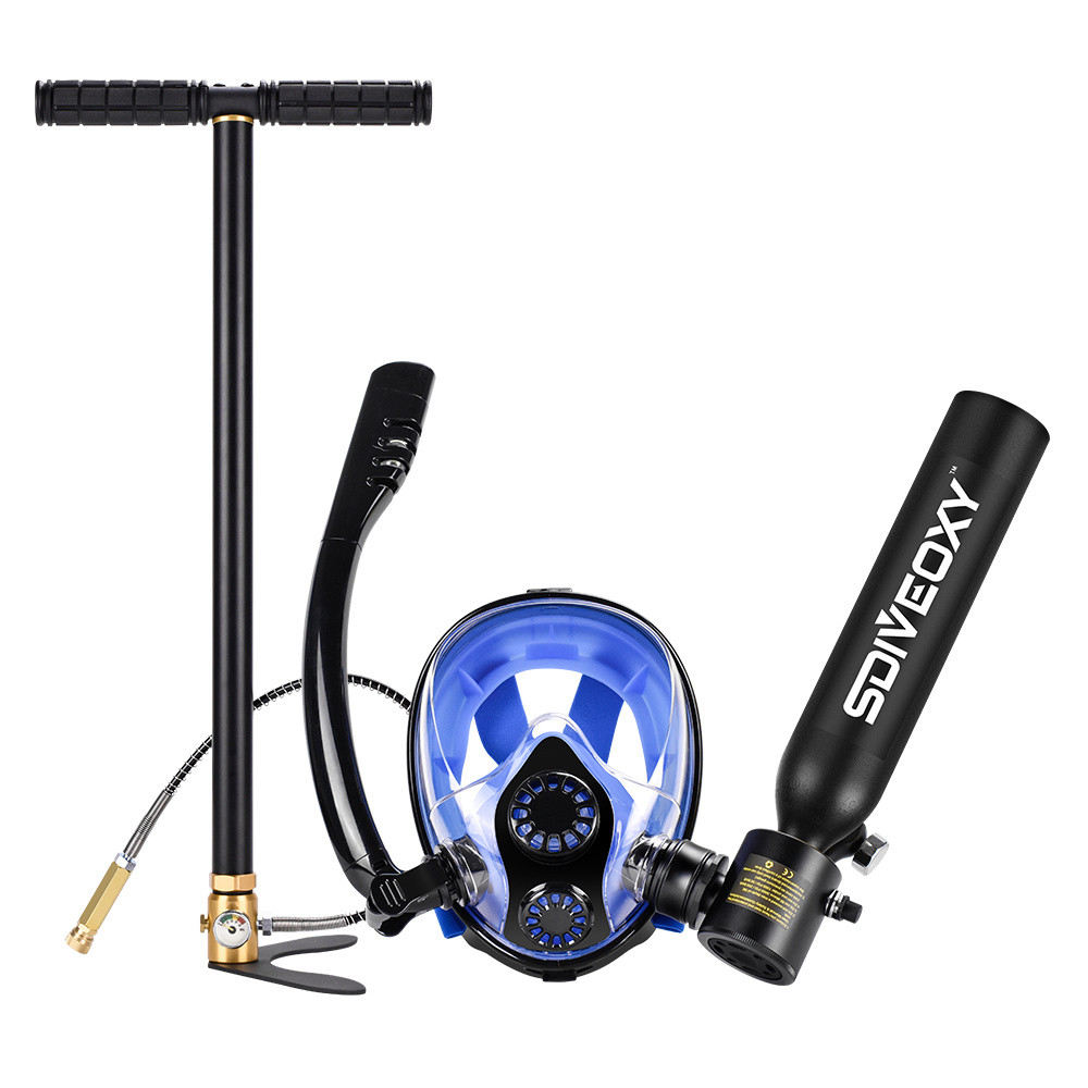 Portable Professional Diving Cylinder Mask Full Set Underwater Oxygen ...