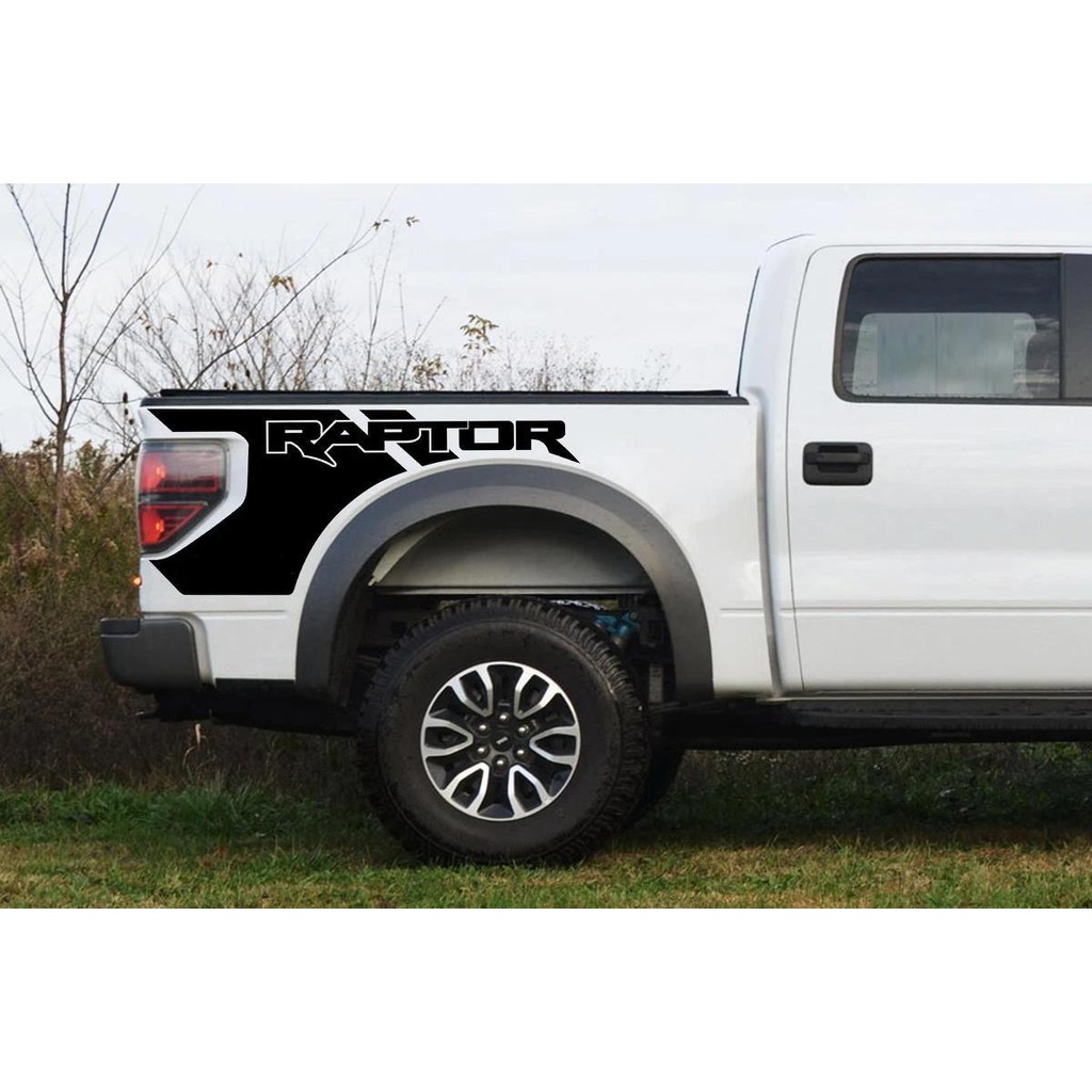 2pc Pickup Truck Tail Side Car Stickers Raptor Emblem Badge Vinyl ...