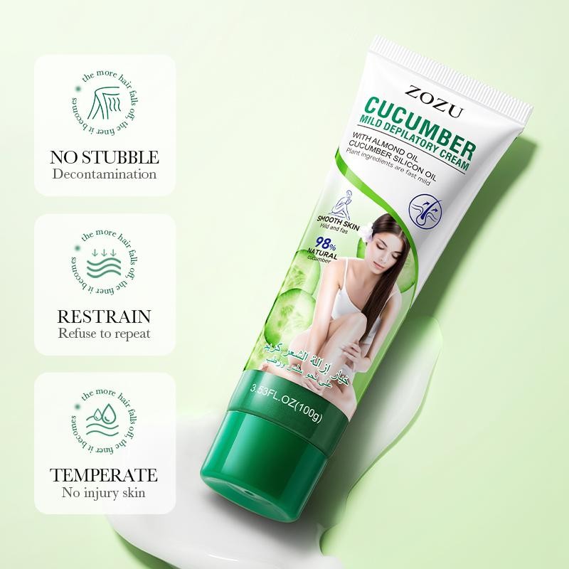 Zozu Cucumber Gentle Hair Removal Cream 100g E7 | Shopee Malaysia