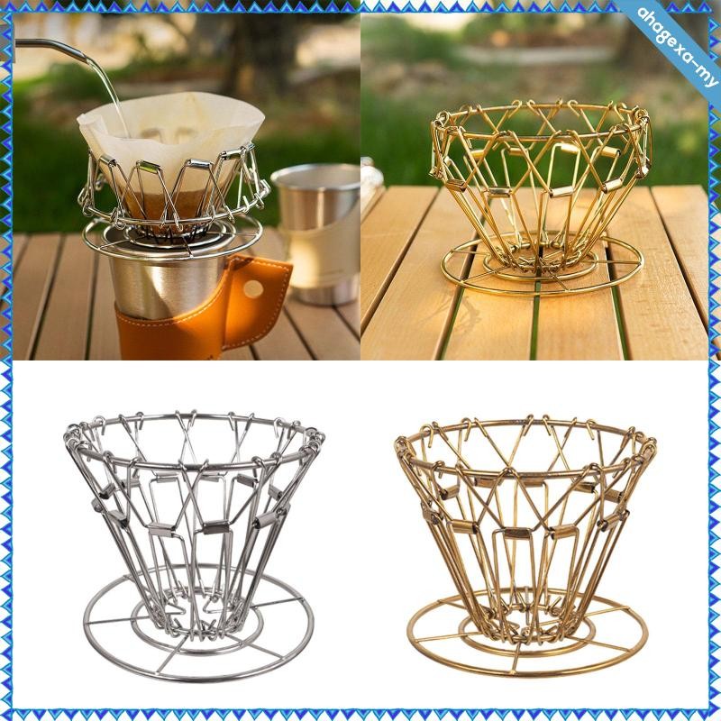 [AhagexaMY] Pour over Coffee Dripper Holder Coffee Drip Rack Folding ...