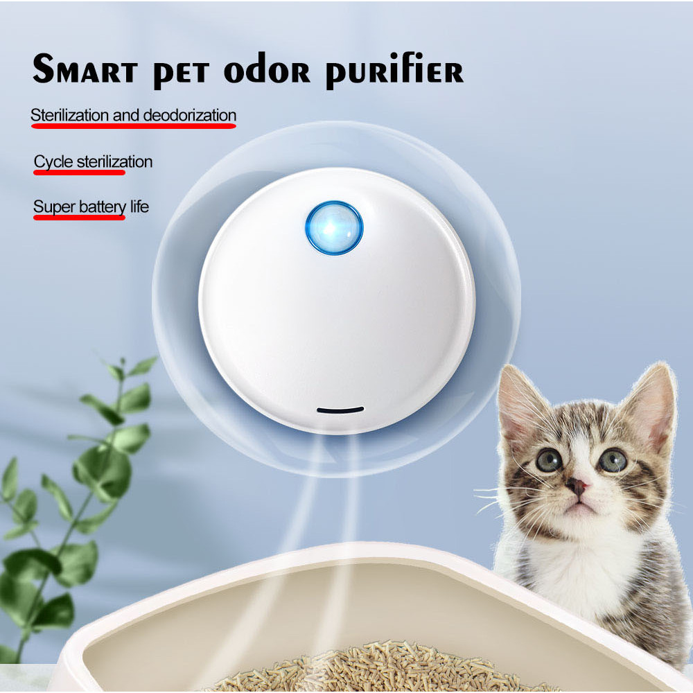 Cat Smart Litter Box Deodorizer USB Charging Eliminator,Electric Pet ...