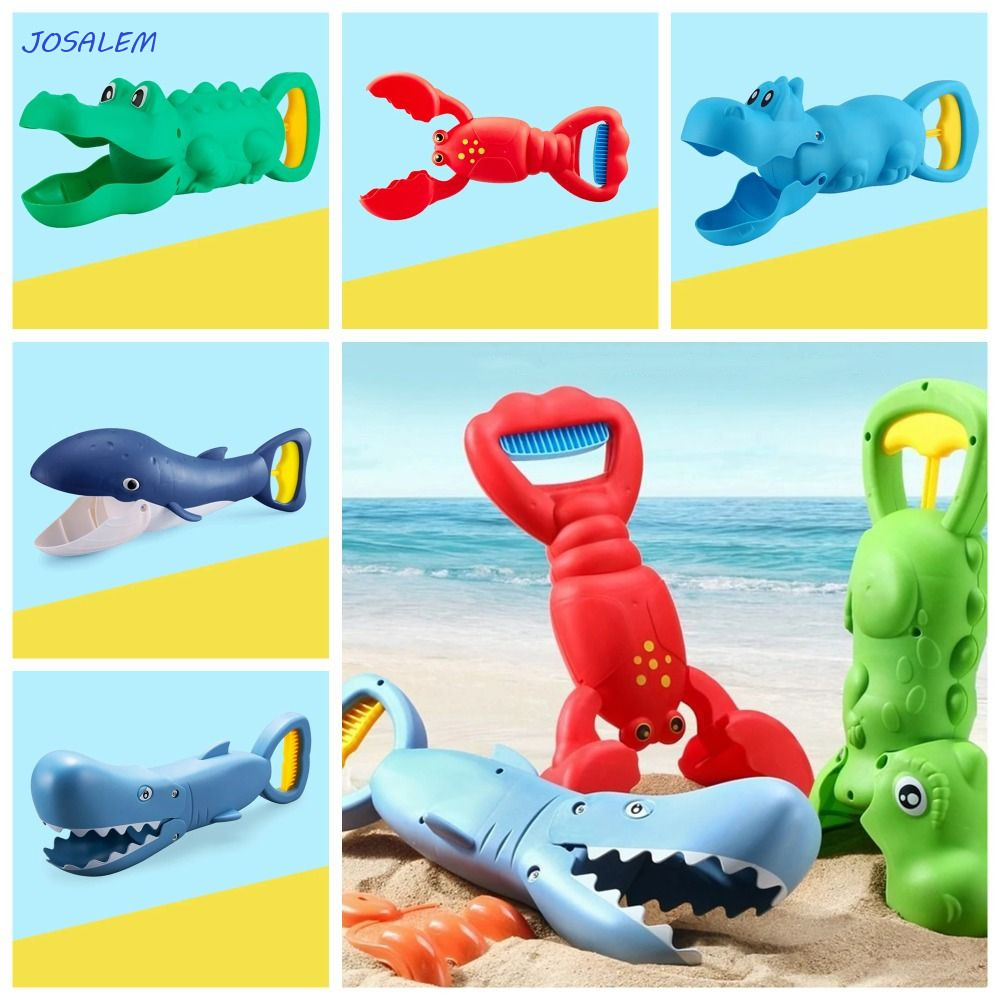 JOSALEM Sand Grabber Toys, Interactive Lobster Claw Catcher Shark ...