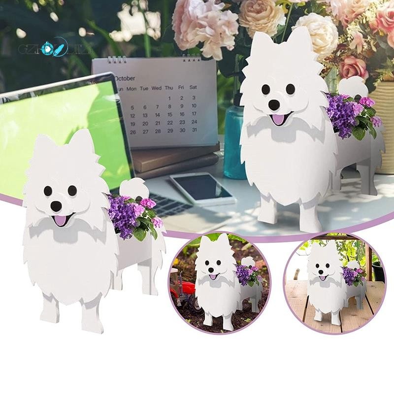 Cartoon Animals Cute Dog Shape Pot Planter Garden Decorated Succulent ...